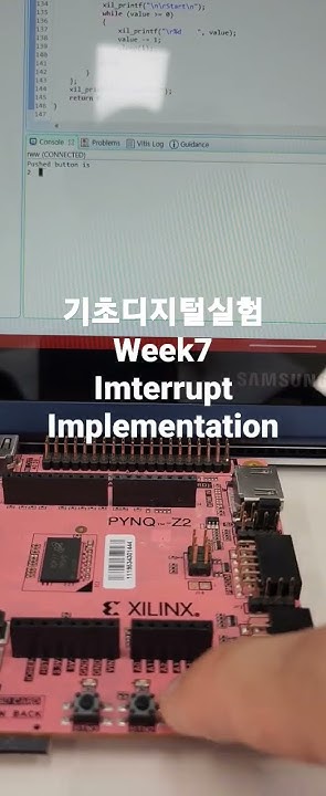 PYNQ Interrupt Implementation - YouTube