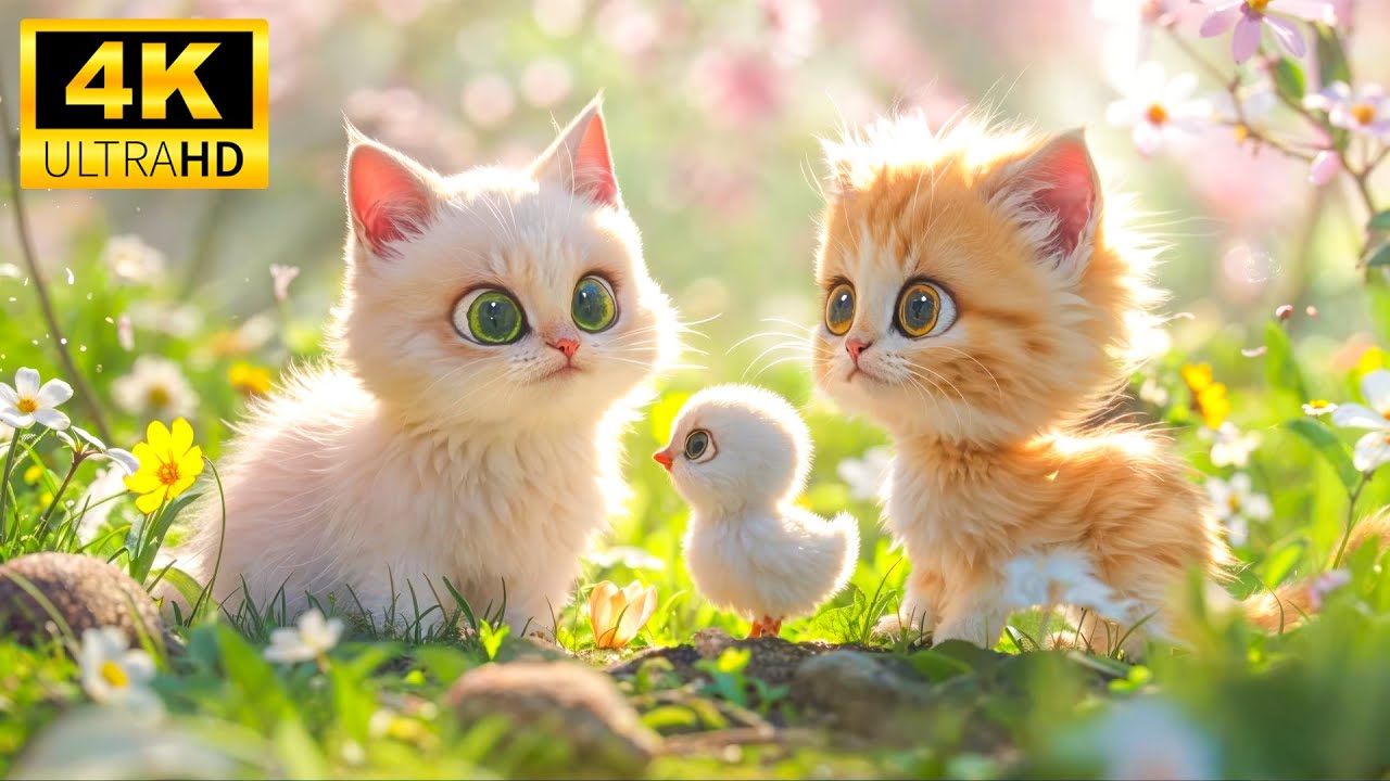 Spring Animals 4K (60FPS) - The Cutest Animals On Earth Are Playing ...
