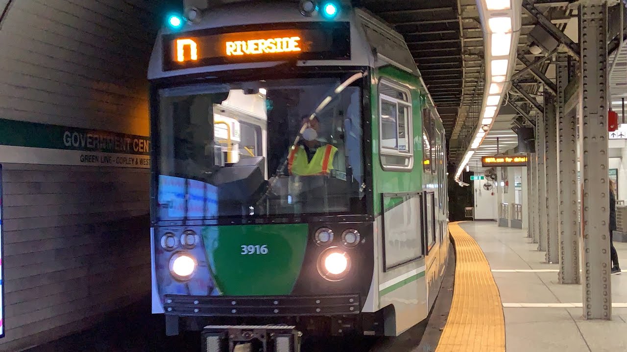 MBTA | Riverside Bound Type 9s On the Green Line (D) Train @ Government ...