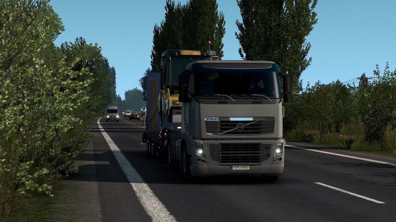 Euro Truck Simulator 2 | Hungary map | Oroszlany - Simontornya | Roller ...