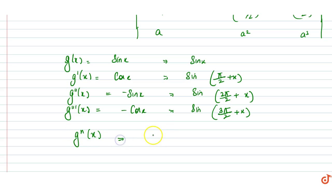 If A x x n sinx cosx n sin npi 2 cos npi 2 a a 2 a 3 if-a-x-x-n-sinx-cosx-n-sin-npi-2-cos-npi-2-a-a-2-a-3