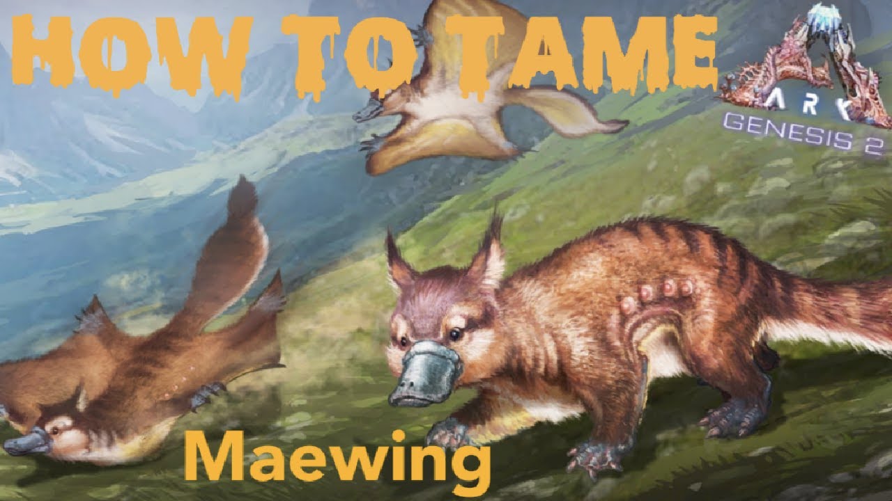 How To Tame Maewing In Ark Genesis Part 2 ! - YouTube