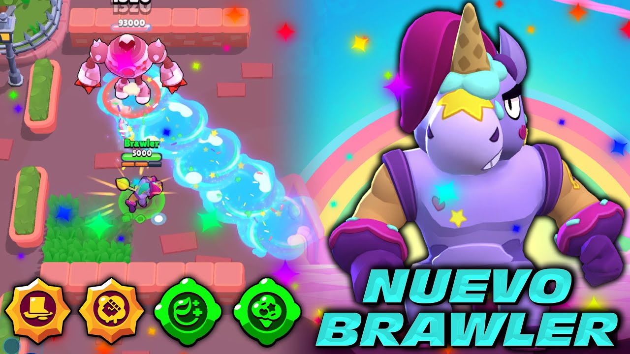 BERRY EL NUEVO BRAWLER 🌈 QUE TIRA HELADO 🍧 - SNEAK PEEK 2 de BRAWL ...