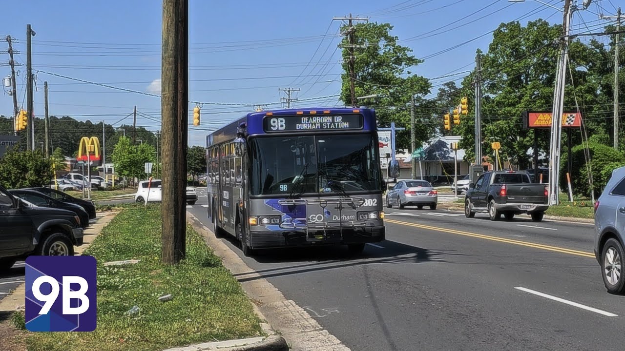 GoDurham | 2018 Gillig Low Floor [#1802] - Route 9B - YouTube