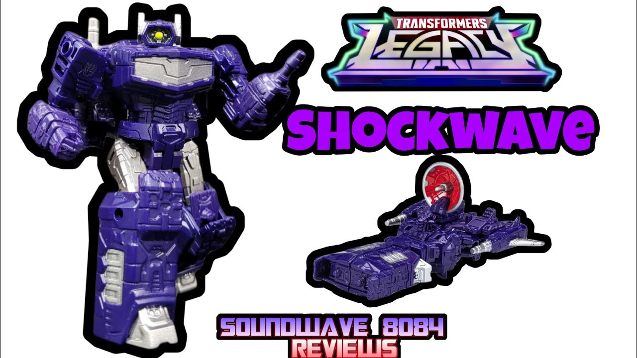 Transformers Legacy Core Class Shockwave Review - YouTube