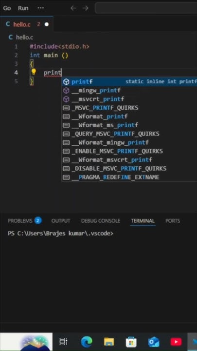 how to right a hello world in c#c # programming # code #helloworld - YouTube