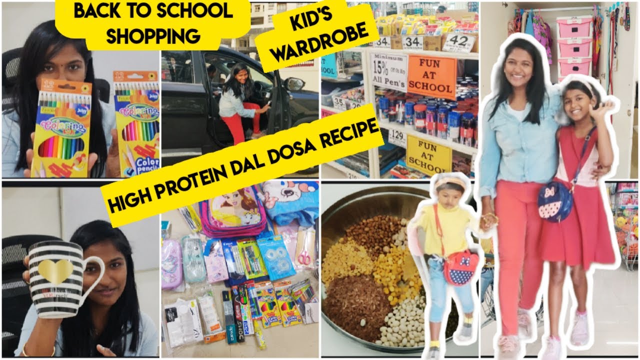 Vlog 46-Ready for School Re-Opening | Back to school Shopping at DMART ...