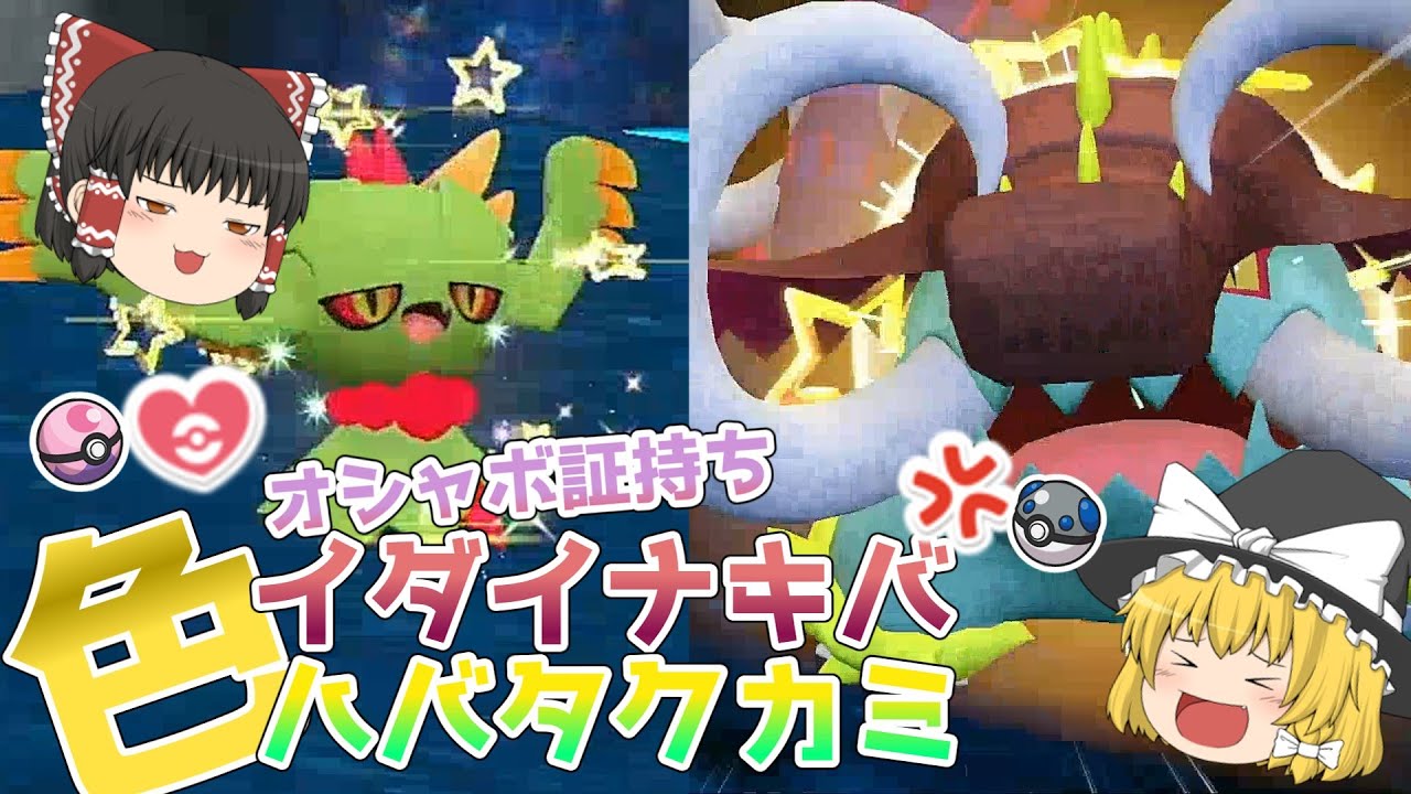 【ポケモンsv】霧雨魔理沙のパルデア地方色違いコンプの旅!古代のドンファンとムウマ!色違い証持ちオシャボイダイナキバとドロクツキをゲットせよ