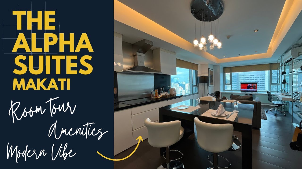 The Alpha Suites Makati Room and Amenities Tour - YouTube