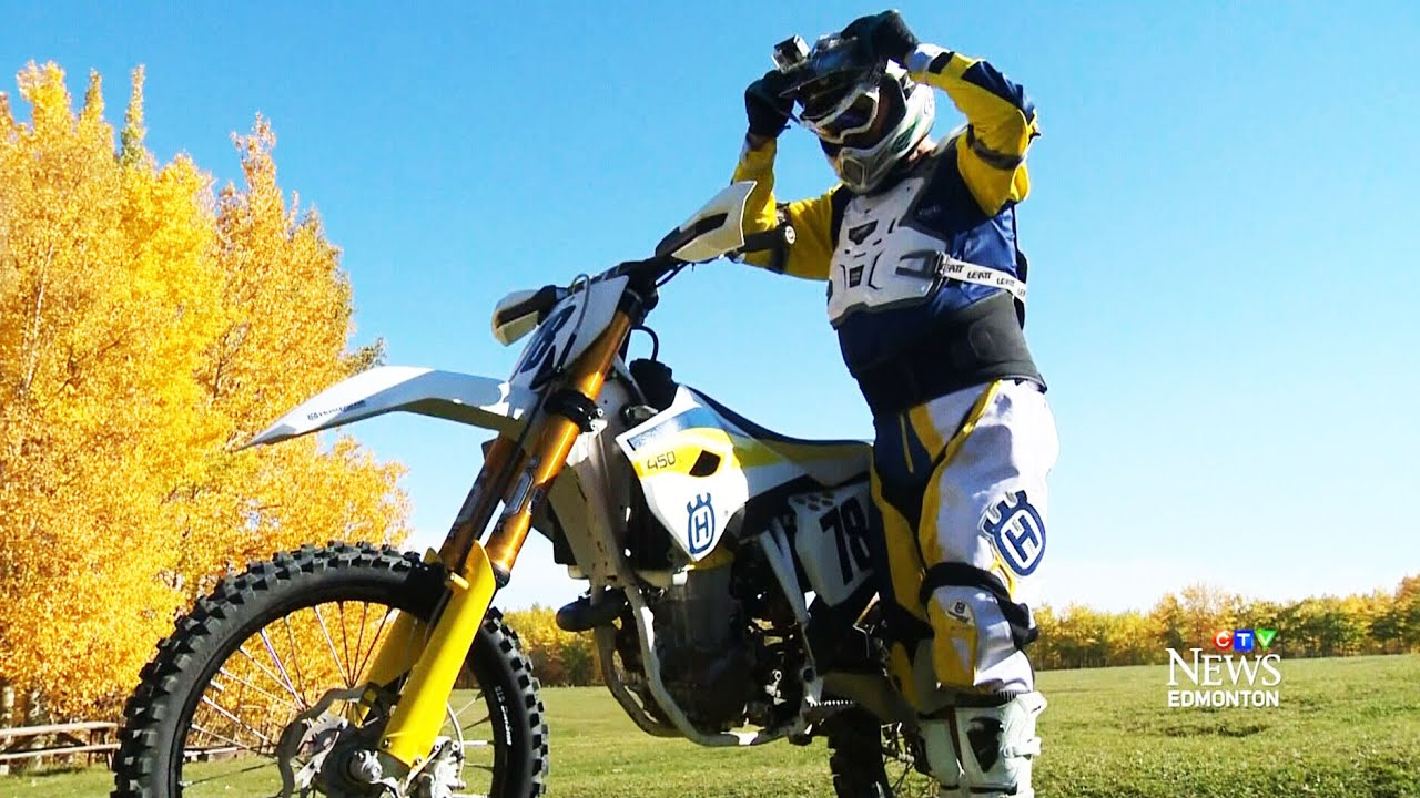 The need for speed: A senior's passion for motocross racing - YouTube