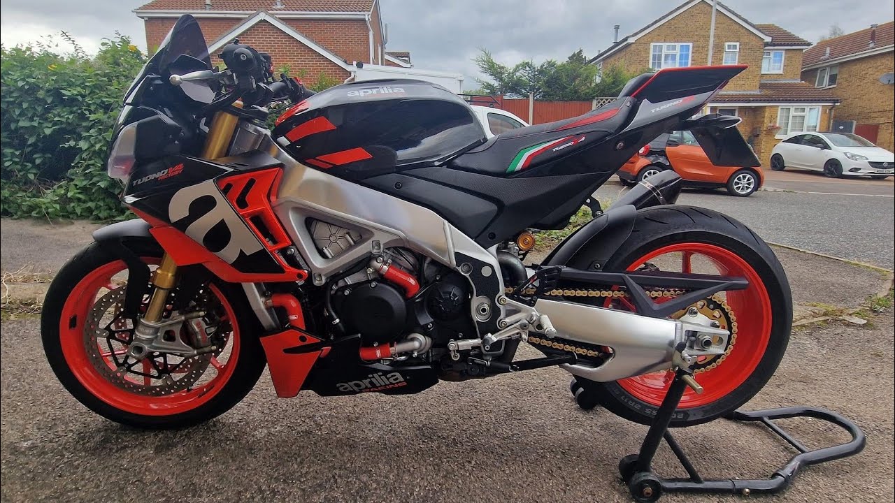 APRILIA TUONO V4 FACTORY '21 AKRAPOVIČ Exhaust Sound (Full Custom Parts ...