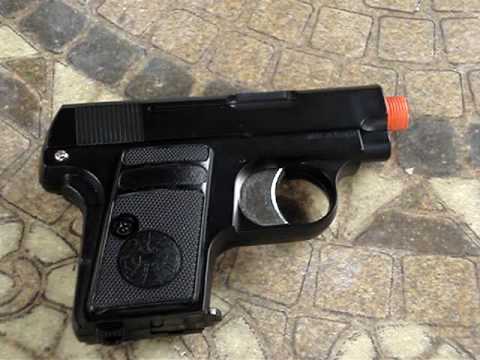 HFC Colt .25 Airsoft Gas NBB - YouTube