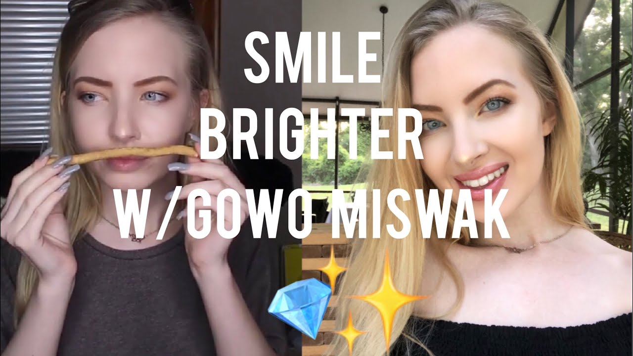 BRUSHING MY TEETH W/ A TWIG?? - YouTube