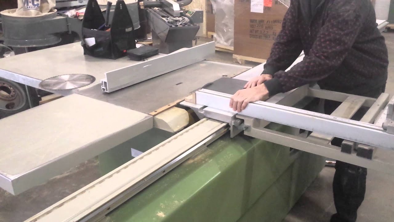 Griggio SC32 Panel saw - YouTube