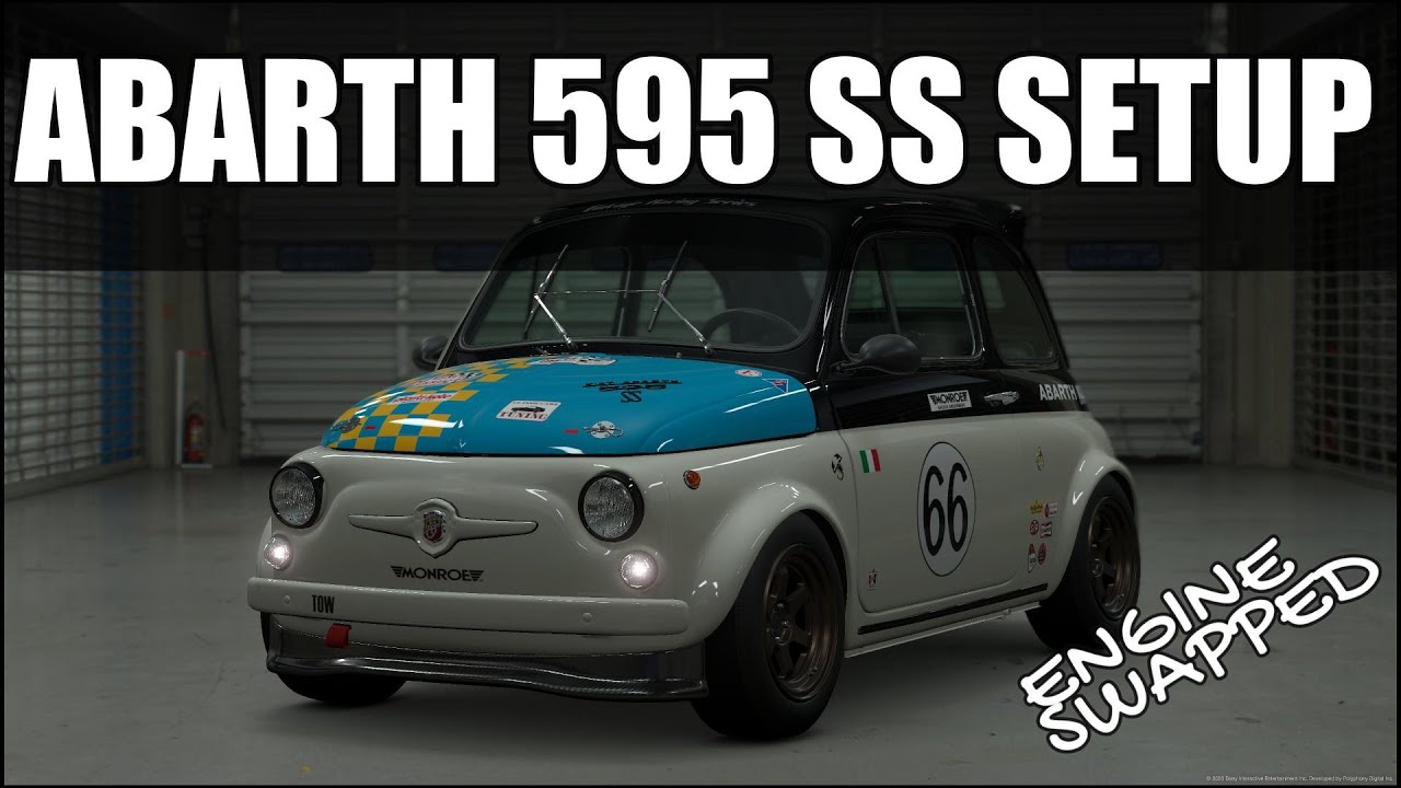 Gran Turismo 7 ABARTH 595 SS [ENGINE SWAP] | TUNE SETUP + REFERENCE LAP ...