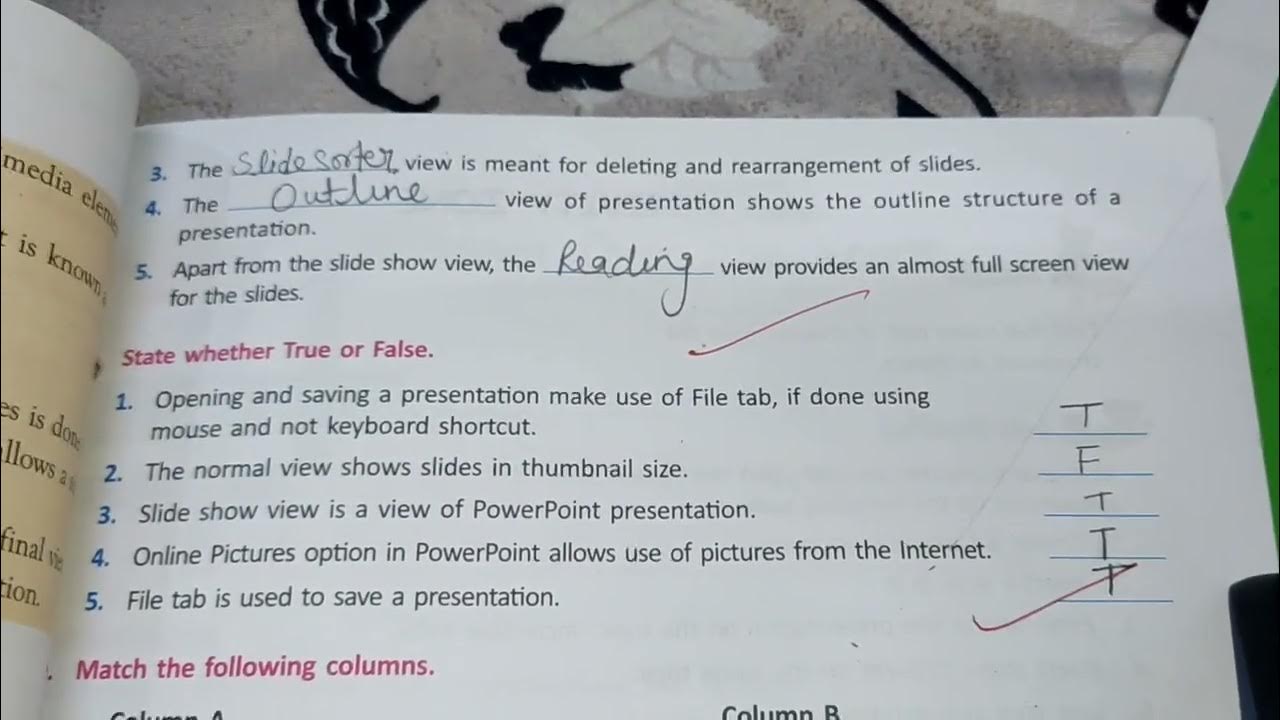 Class-4 | Computer Science Lesson-6 Introduction to MS Powerpoint 2016 | Part-5 | Exercise - YouTube