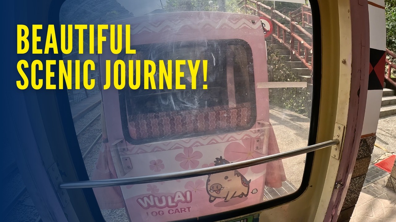Taiwan Wulai Log Cart Ride | 烏來觀光台車 | 4K UNEDITED FOOTAGE - YouTube