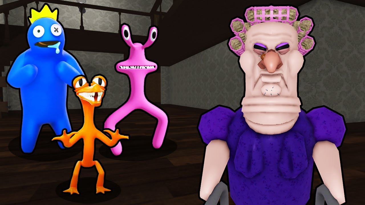 RAINBOW FRIENDS VS GRUMPY GRAN OBBY in ROBLOX! - YouTube