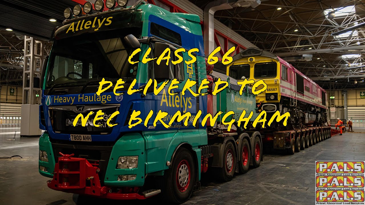 Allelys “Train Truckers” deliver Class 66 to Multimodal 2021 @NEC ...