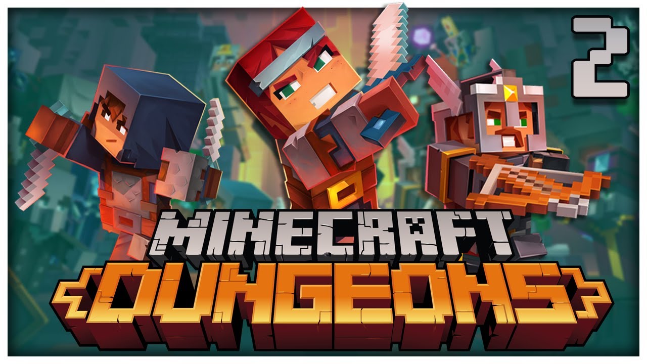 Minecraft Dungeons - #2 - RUMBLE IN THE REDSTONE MINES! (4-player ...