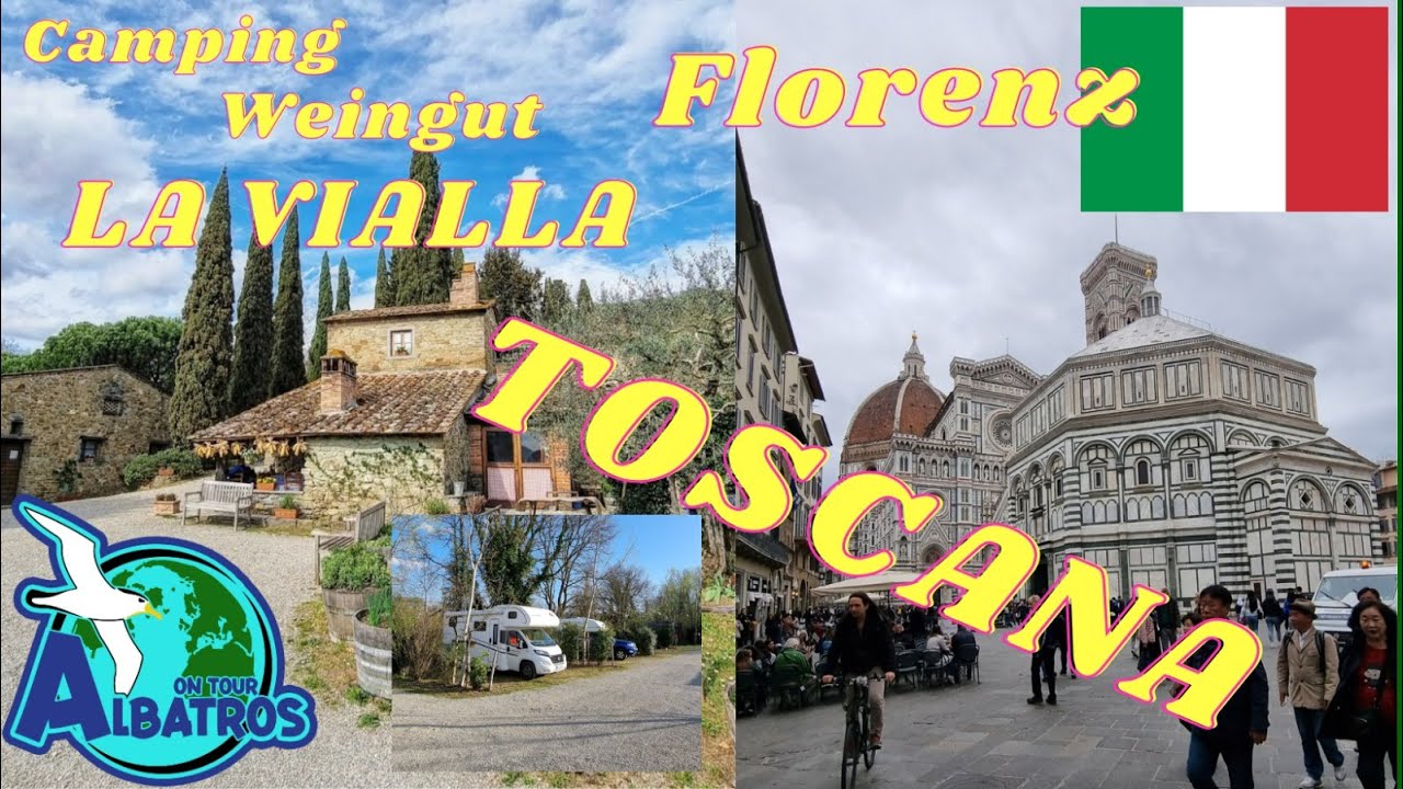 Wohnmobil durch Italien, Toscana / Weingut La Vialla / Florenz ...