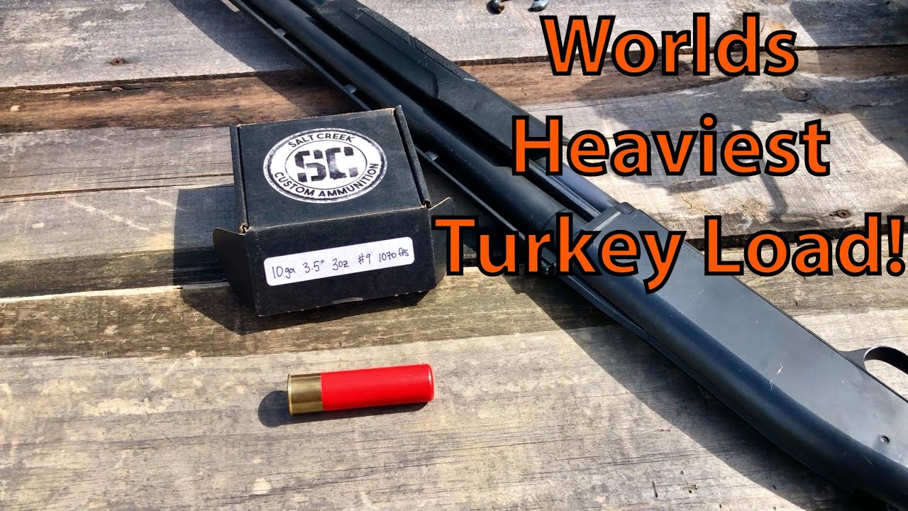 Worlds Heaviest Turkey Load - Salt Creek 3 Ounce 10 Gauge TSS 50 Yards ...