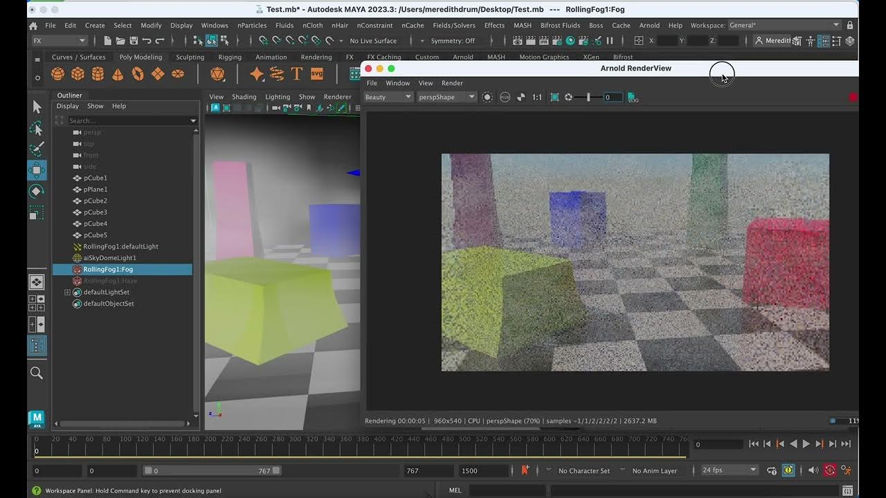 Maya Fog Tutorial - YouTube