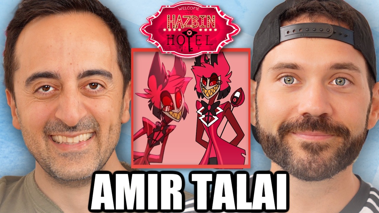 HAZBIN HOTEL INTERVIEW! STAR of ALASTOR AMIR TALAI on VOX, CAST MATES ...