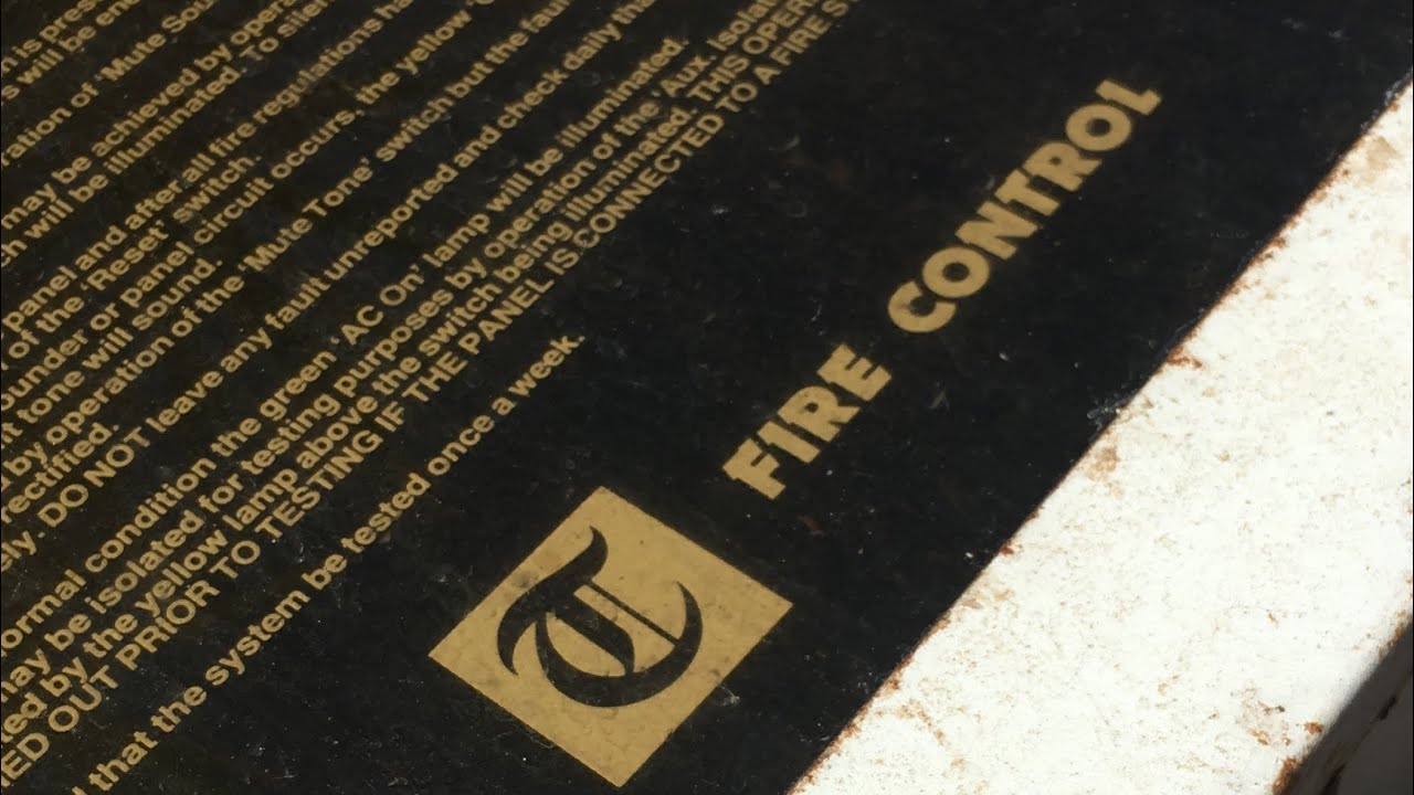 1988 Tate Fire Control Alarm Panel Demonstration. - YouTube