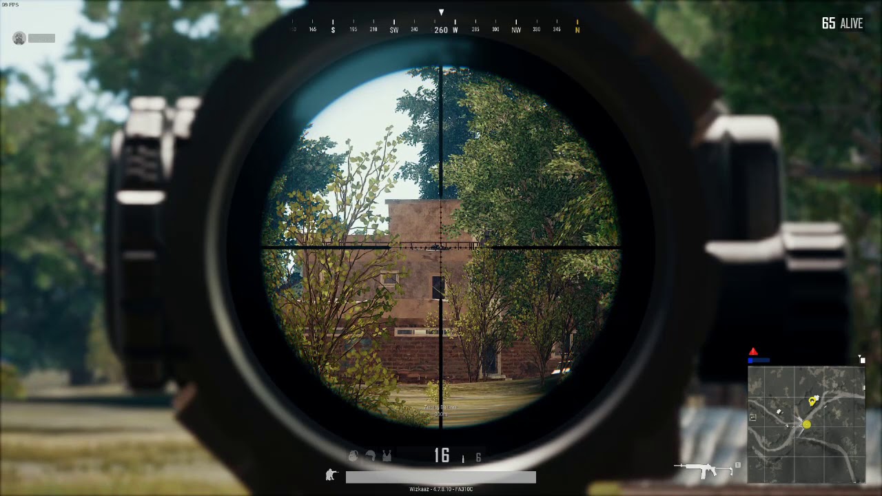 Pubg - 8x scope Sniper Mini14 294 meter - YouTube