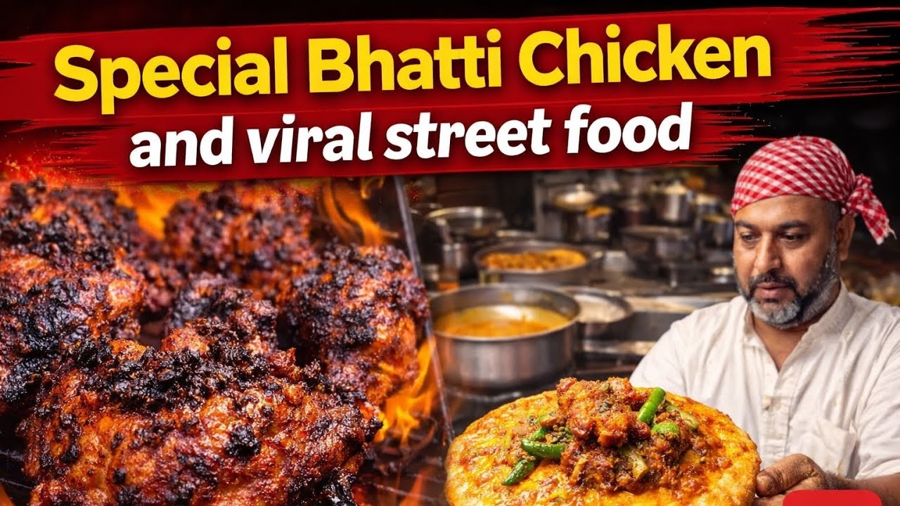 Delhi Ka Delicious Bhatti Chicken 😍😍 | Indian Street Food | Bhatti ...