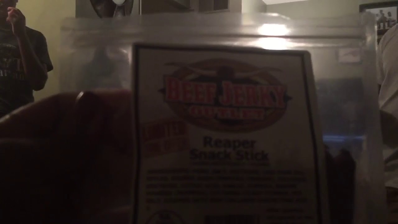 Experiment with the “reaper” sausage sticks from jerky outlet - YouTube