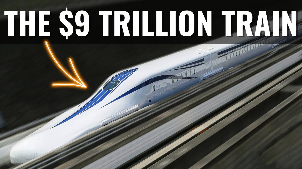 Japan's Secret $9 TRILLION Levitating Bullet Train! - YouTube
