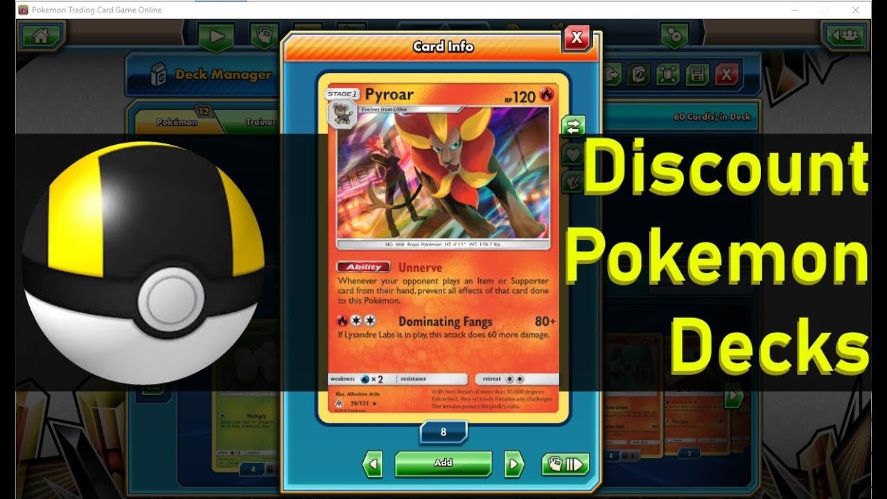 Pokemon TCG Budget Deck - Pyroar (2018 Standard) Deadly and Disruptive ...