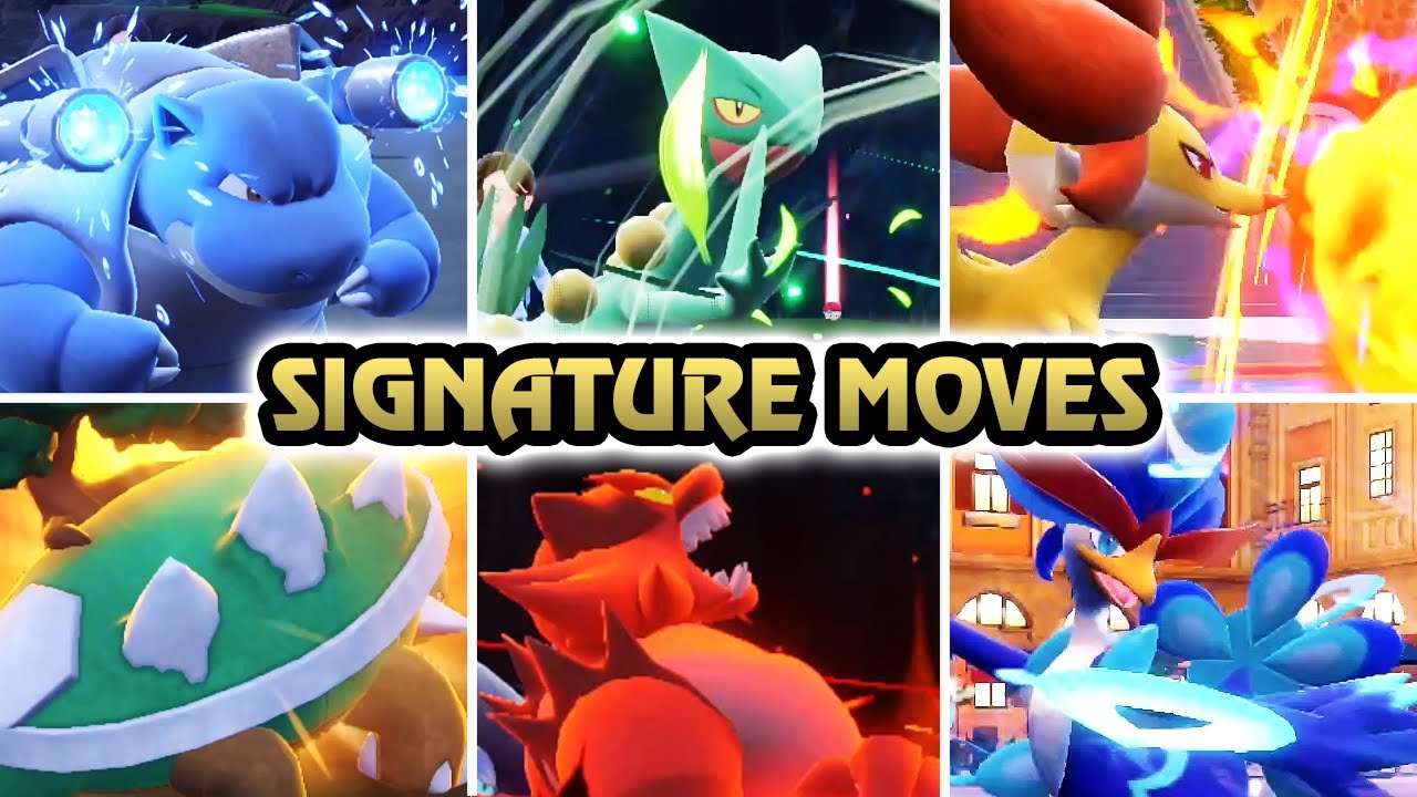 Pokémon Scarlet & Violet - All Starters Signature/Iconic Moves (The ...