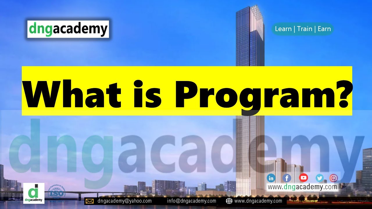 What is Program? DNG Academy - YouTube