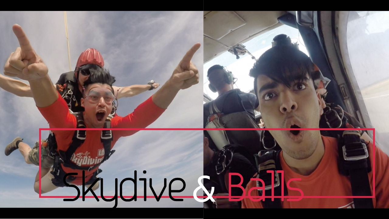 Skydiving hurts balls - Bangkok travel - YouTube