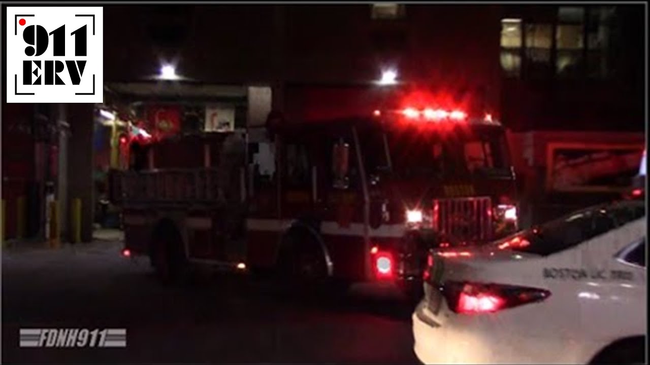 Boston Fire Engine 7 Spare Responding - YouTube