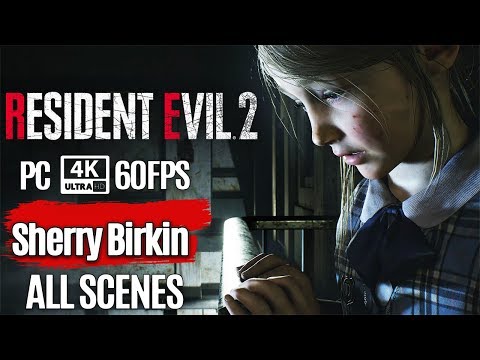 Resident Evil 2 Remake All Sherry Birkin Scenes 1st Person View