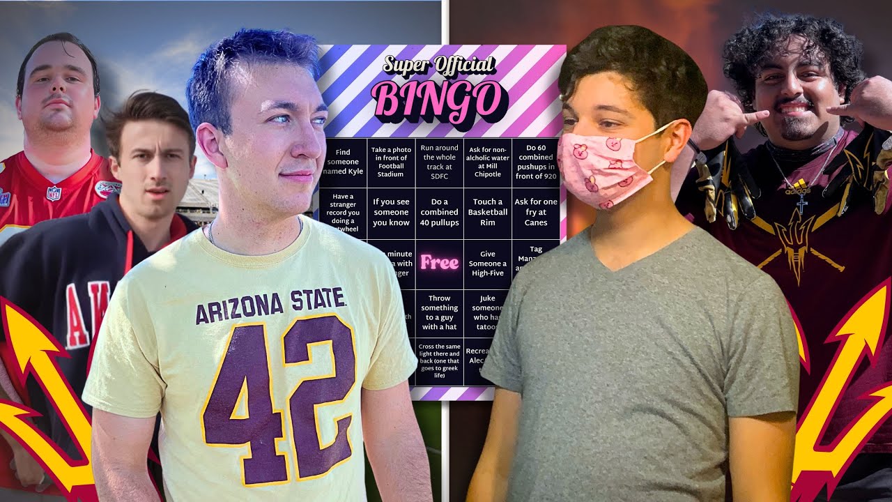 SUPER OFFICIAL REAL LIFE BINGO (ASU EDITION) - YouTube