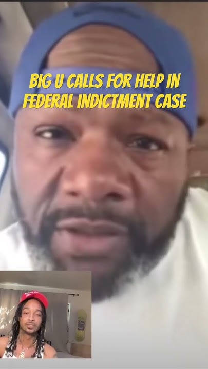 Big U speaks before turning himself in - YouTube