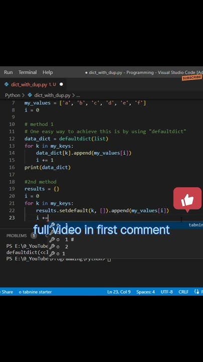 python dictionaries | dictionary with duplicate keys list # ...