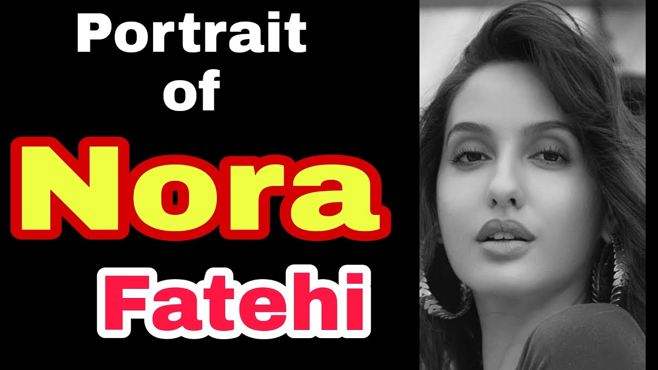 Drawing Nora Fatehi😍😍 || How to draw Nora Fatehi || Pencil Sketch ...