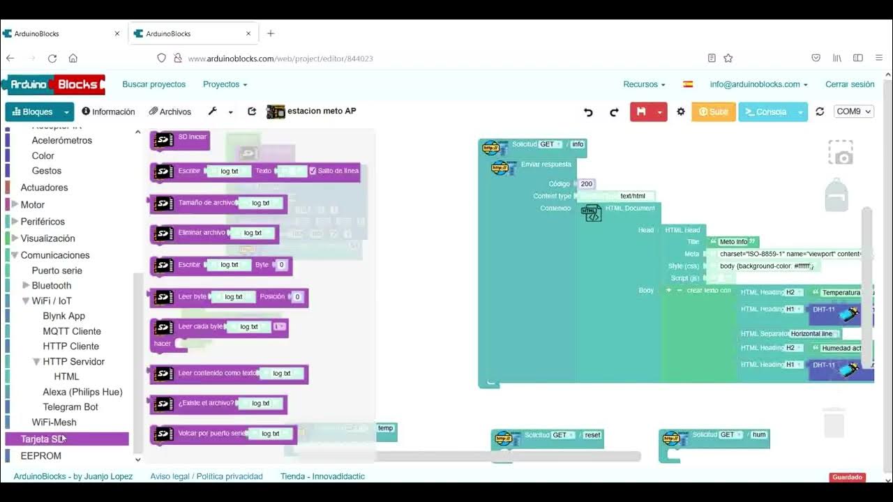 ESP32 STEAMakers - Estación meteorológica con punto de Acceso Wifi y servidor web integrado ...