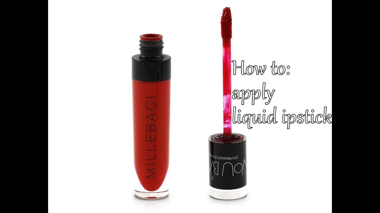 HOW TO APPLY LIQUID LIPSTICK...QUICK AND EASY - YouTube