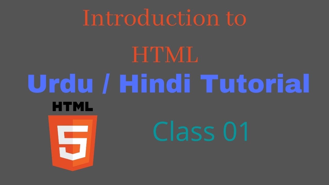 Html Introduction Lec 1 Html Tutorial For Beginners In Urduhindi 1736