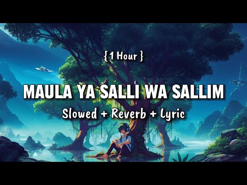 Maula Ya Salli Wa Sallim || Slowed and Reverb + Lyrics || Abu Ubayda || 1 hour Relaxing Nasheed lofi