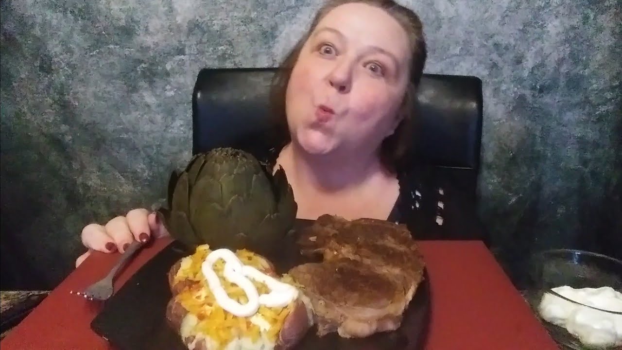 LADY BOSS DOIN HER THANG WITH THAT RIBEYE STEAK MUKBANG Y'ALL!!! - YouTube