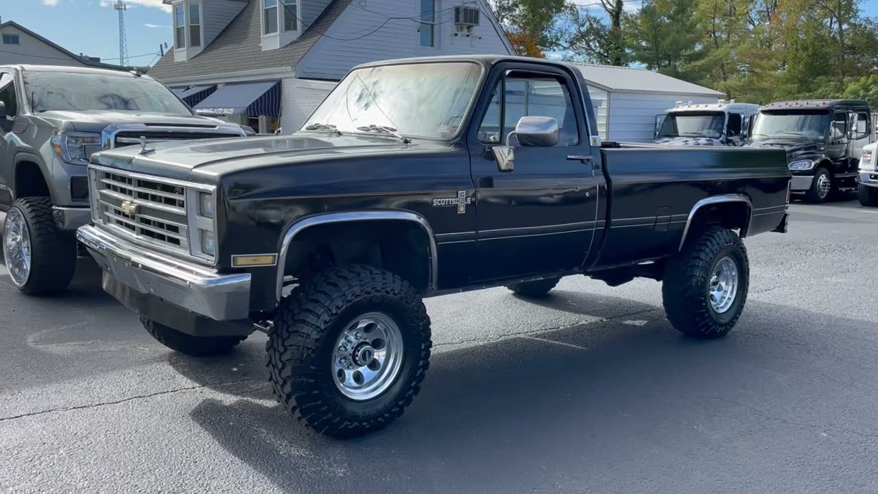 1985 Chevrolet CK 10 K30 Square Body Lifted Scottsdale 4x4 Pickup YouTube 1985 Chevrolet CK 10 K30 Square Body Lifted Scottsdale 4x4 Pickup YouTube