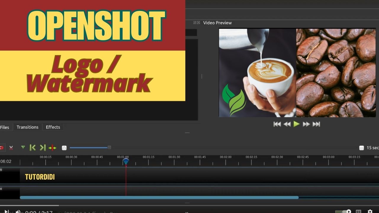 Add Logo & Watermark - OpenShot Video Editor Tutorial #16 - YouTube